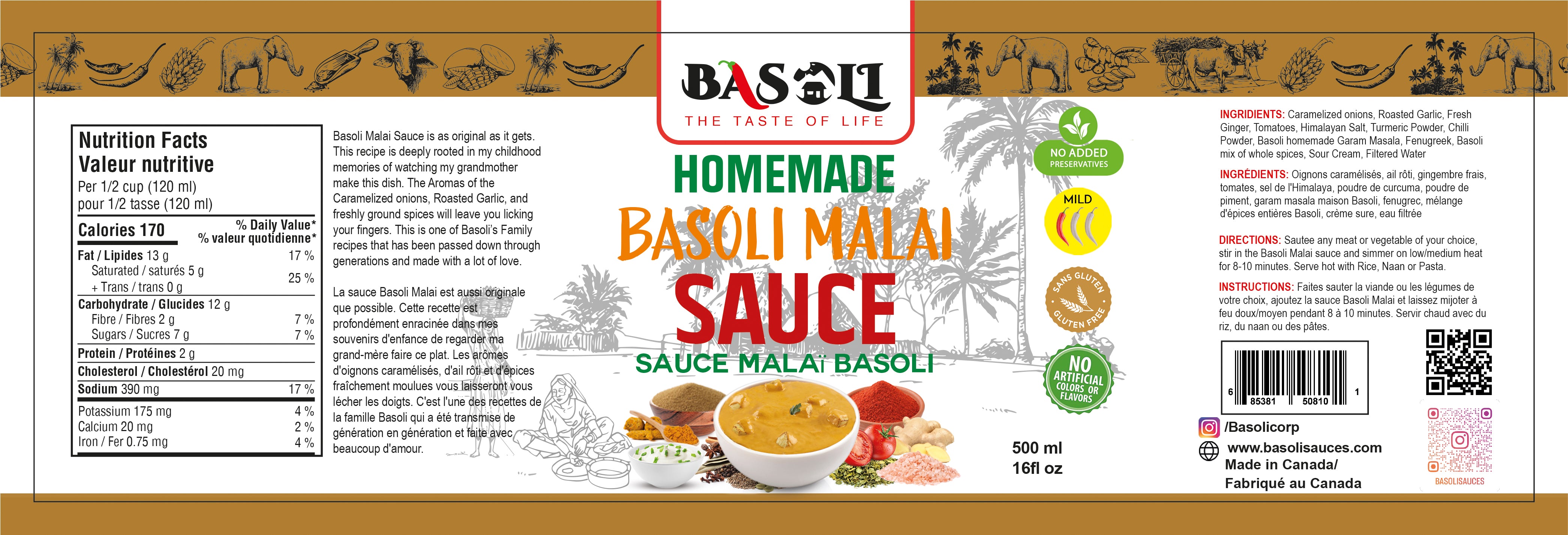 Basoli Malai Sauce – Basoli Sauces