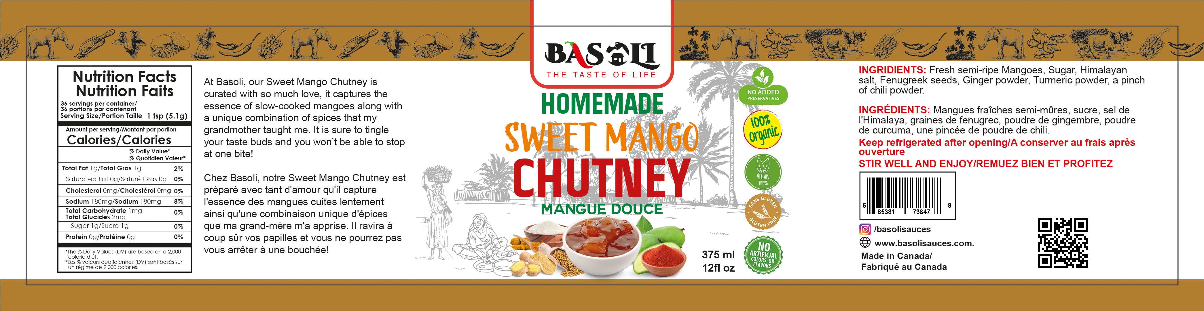 Basoli Mango Chutney! – Basoli Sauces